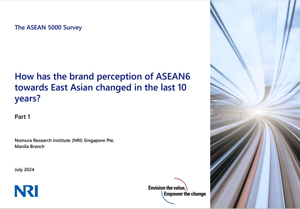 How has the brand perception of ASEAN6 towards East Asian changed in ...
